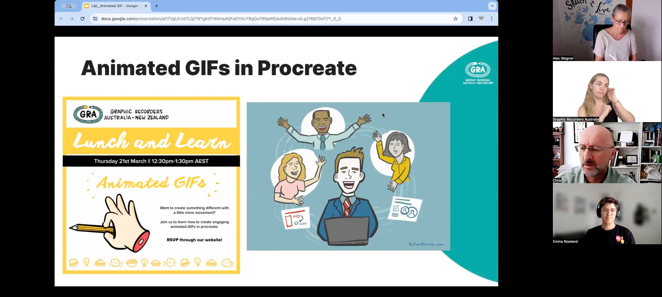 Lunch & Learn: Creating Animated GIFs - Graphic Recorders Australia
